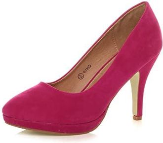 Ajvani Femmes Talons Hauts Moyen soirée élégant Escarpins Chaussures Pointure 5 38