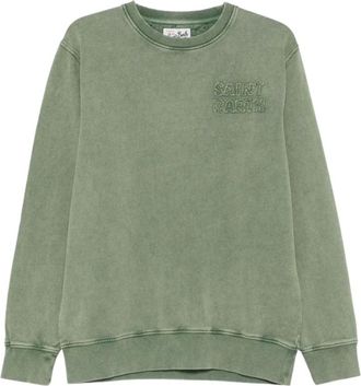 MC2 Saint Barth Homme, Sweatshirts et sweats &agrave; capuche, Vert, Taille: 2XL Ponza Crewneck SweaT-shirt