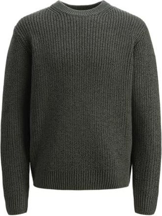 Jack & Jones Jorbleecker Knit Crew Neck BF, Forest River, XL Homme