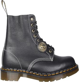 Dr. Martens 1460 Pascal Bottes &agrave; lacets - Homme - Chaussures - Noir - Taille: 37 EU