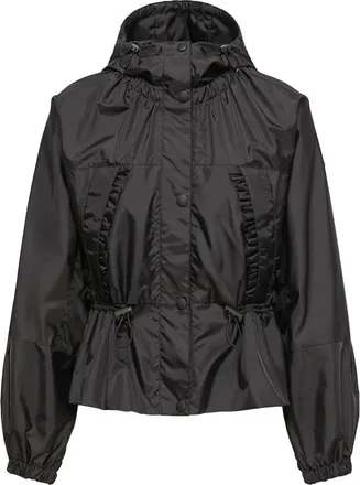 Moncler Moncler Parka Courte En Toile Imaginaire, Femme, Noir, Taille: 00
