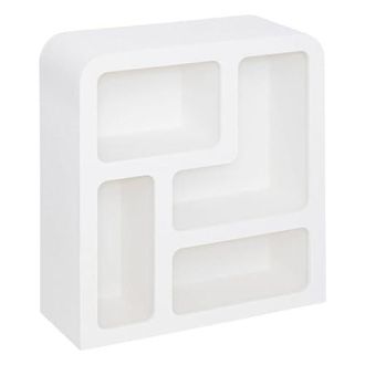 Atmosphera Atmosphera - Meuble 4 niches soleya Blanc 75x30cm