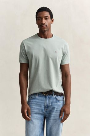 GANT Herren Regular Fit Shield T-Shirt (XXXL) CERAMIC Grau