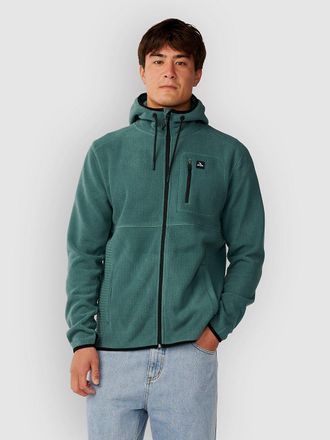Rip Curl Departed Polar Fleece Zip Thru Fleecejacke muted green