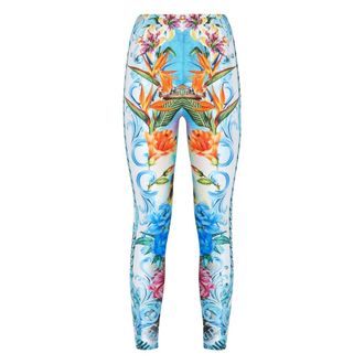 Philipp Plein Femme, Pantalons, Multicolore, Taille: 38 FR Leggings Hawaii