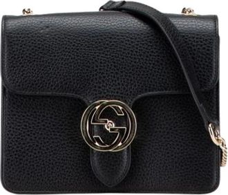 Gucci Sac bandouli&egrave;re vintage doccasion - Femme - Pre-owned - Noir - Taille: ONE Size