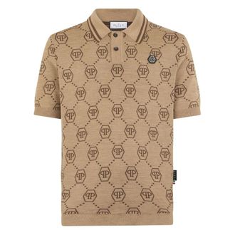 Philipp Plein Herren, Strickwaren, Beige, MGr&ouml;&szlig;e