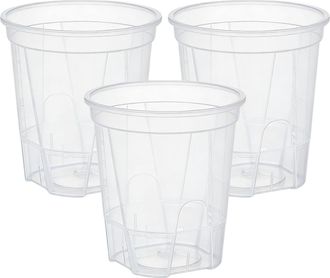 Generic Pflanzt&ouml;pfe mit automatischer Bew&auml;sserung | 3 selbstabsorbierende T&ouml;pfe mit Drainage f&uuml;r Pflanzen | Blumenkasten f&uuml;r Balkon | f&uuml;r Innen Au&szlig;en Balkon F