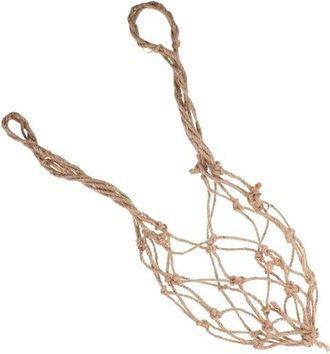 BESPORTBLE CONGARTENO Paquet de Rangement en Filet Tiss&eacute; en Corde de Chanvre 1 Pi&egrave;ce Capacit&eacute; 5 Kg Paquet R&eacute;utilisable pour Fruits et L&eacute;gumes Frais Panier Respir