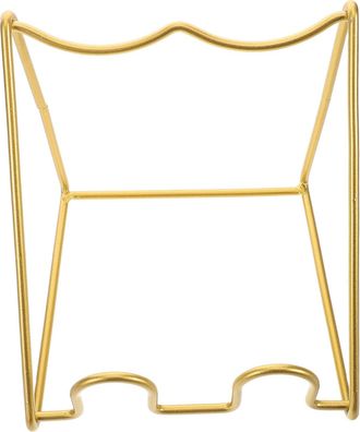 Valiclud Goldfarbenes Metall Weinregal für Tisch Weinflaschenhalter Elegantes Vielseitiges Aufbewahrungsregal aus Eisen für Küche Bar Wohnzimmer und Weinschran