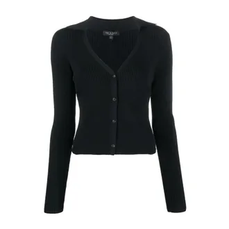 Rag & Bone Femme, Pulls, Noir, Taille: 40 FR Asher Cropped Cardigan