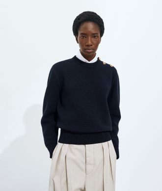 Bottega Veneta Pull En Laine Et Coton - Bottega Veneta