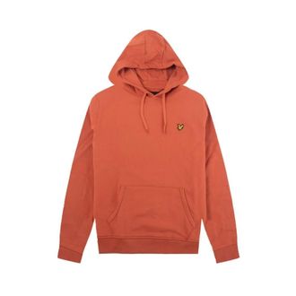 Lyle & Scott Homme, Sweatshirts et sweats &agrave; capuche, Orange, Taille: XL Iconica Sweat &agrave; capuche