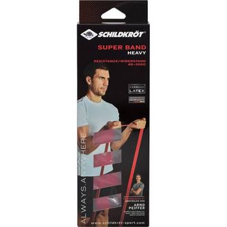 Schildkrot Fitness Schildkr&ouml;t Super Band Heavy, Premium Widerstandsb&auml;nder mit 40-50kg Widerstand, 45mm Breite, Rot, vielseitiges Mini-Fitnessstudio f&uuml;r zu Hause und unte