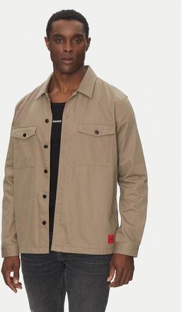 HUGO BOSS Jeansjacke Enalu 50468744 Braun Oversize