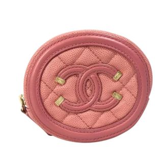 Chanel Pre-owned Leder Portemonnaies - - Pre-owned - Damen - Rosa - ONE SIZE