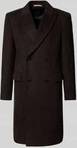 HUGO BOSS Regular Fit Wollmantel aus Alpaka-Mix Modell HYDE-DB-PEAK-254