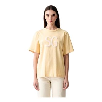Stine Goya 2243 Light Jersey Kurzarm T-Shirt - - Tops - Damen - Gelb - S