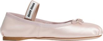 Miu Miu Satin Ballerinas