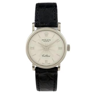 Rolex Pre-owned 6110/9 Vintage Armbanduhr - - Pre-owned - Damen - Wei&szlig; - ONE SIZE