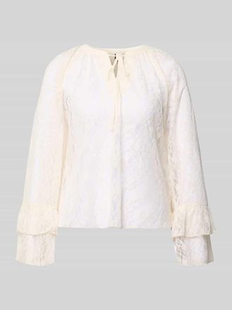 Vero Moda Regular Fit Langarmbluse in Spitzen-Optik Modell LOULOU
