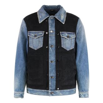 Dolce & Gabbana Denim Padded Jacket - - Jackets - Herren - Blau - L