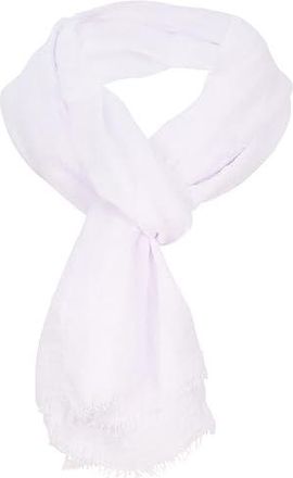 Malito more than fashion malito - Écharpe tendance pour femme en viscose - Écharpe légère - Couleur unie - Foulard fin - Doux et respirant - S604, Blanc., 180 x 90