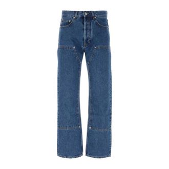 Palm Angels Monogram Denim Jeans - - Jeans - Herren - Blau - W33