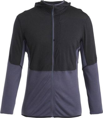Icebreaker Herren Kapuzenjacke MERINO BLEND 200 REALFLEECE DESCENDER HALF-ZIP