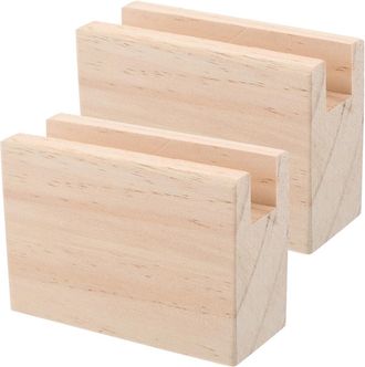 BESPORTBLE KICHOUSE M&ouml;belerh&ouml;hung Holz 2 St&uuml;ck Schwerlast Bettf&uuml;&szlig;e 10cm Betterh&ouml;hungsbl&ouml;cke f&uuml;r Bettgestell Sofa Tisch M&ouml;belheber mit Hoher Druckbest&auml;ndigkeit f&uuml;