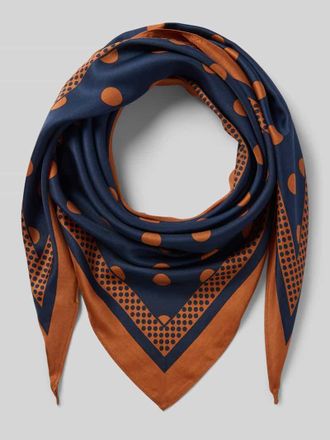 More & More Tuch mit geometrischem Allover-Print