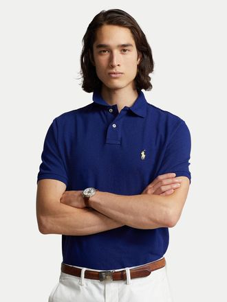 Polo Ralph Lauren Poloshirt Core Replen 710795080 Dunkelblau Slim Fit
