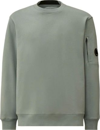 C.P. Company C.p. Company, Homme, Sweatshirts et sweats &agrave; capuche, Gris, Taille: XL Cotton Crewneck SweaT-shirt