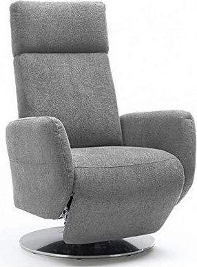 Cavadore Cavadore TV-Sessel Cobra / Fernsehsessel mit Liegefunktion, Relaxfunktion / Stufenlos verstellbar / Ergonomie L / Belastbar bis 130 kg / 71 x 112 x 82