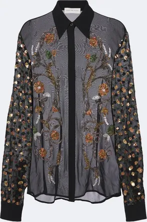 Dries Van Noten Blouse &agrave; ornements
