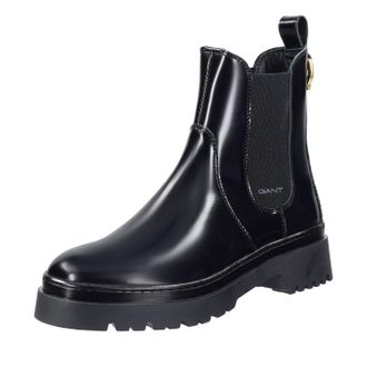 GANT FOOTWEAR Damen ALIGREY Chelsea-Stiefel, Black, 38 EU