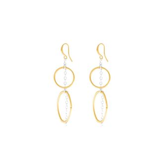 Dansk Copenhagen Tempeste In:store Lange 2-farbige Multi-Ohrringe - - Accessories - Damen - Grau - ONE SIZE