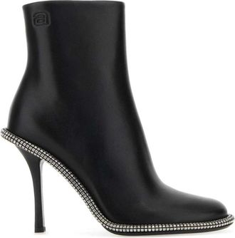 Alexander Wang Femme, Chaussures, Noir, Taille: 38 EU Bottines &agrave; Talons Orn&eacute;es