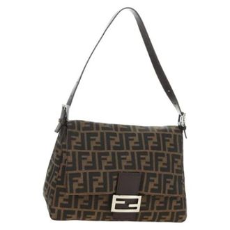 Fendi Pre-owned Sac bandouli&egrave;re vintage Zucca - Femme - Pre-owned - Brun - Taille: ONE Size