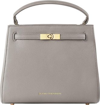 Victoria Hyde London Damen Handtasche PU Leder Henkeltaschen Elegant Taschen Gro&szlig;e Schultertasche Damen Tote Shopper mit Mehreren F&auml;chern f&uuml;r Arbeit Schule Reisen-Nackt