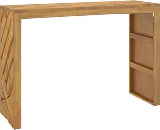 vidaXL Konsolentisch 110x35x75 cm Massivholz Teak Vidaxl