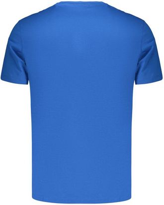 Calvin Klein Logo-Embroidered Cotton T-Shirt - Blue