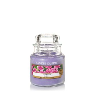 Yankee Candle Company CLASSIC-Verbena Duftkerze, Glas, altrosa, 6.0x6.0x8.90 cm
