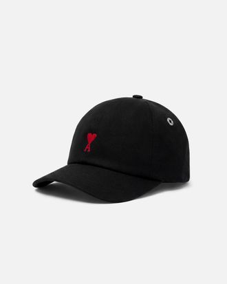 Ami Ami Paris - Casquette Noire en coton Ami de Coeur Noir - TU - Unisex