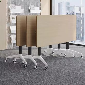 Generic Klappbarer Konferenztisch, mobiler Klapptisch mit Rollen, moderner 63 x 16 x 30 cm gro&szlig;er Besprechungs- und Schulungstisch f&uuml;r B&uuml;ro, Klassenzimmer und