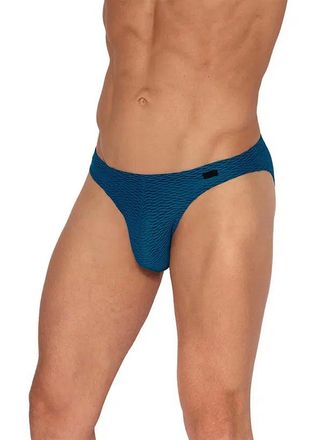 Olaf Benz Herren Slip blau Mikrofaser/Funktion unifarben
