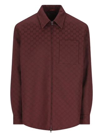 Gucci GG zip-up jacket - Rot