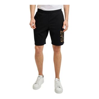 Emporio Armani Homme, Shorts, Noir, Taille: M Bermuda Shorts with Maxi Logo