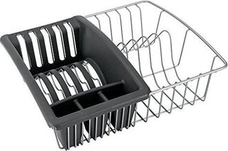 Metaltex 325025068 Spülkorb 32 x 52 x 11 cm mit Bestecksammler Aquatex Polytherm