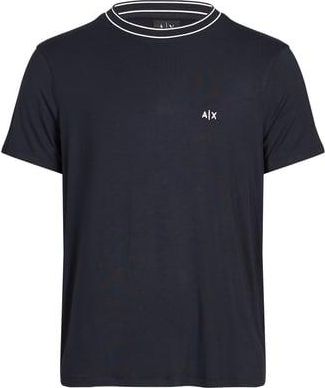 A|X Armani Exchange T-shirt logo &agrave; col rond
